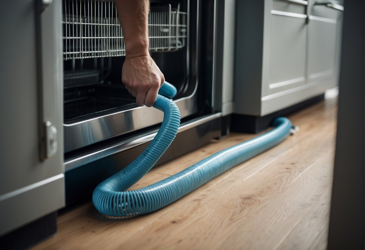 How to Install Dishwasher Drain Hose Run Under the Floor: Easy Step-by ...